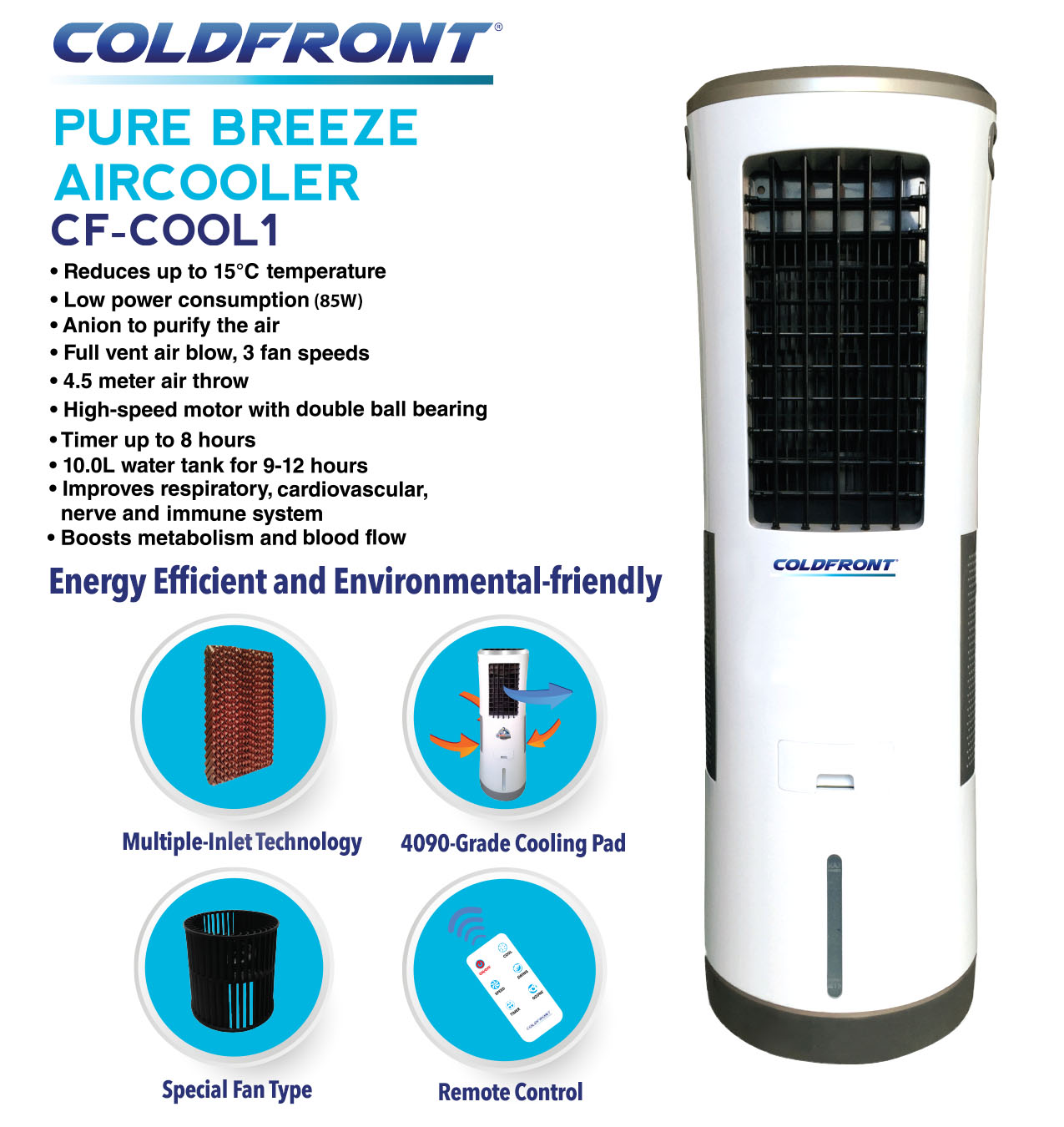 Cold front air cooler store