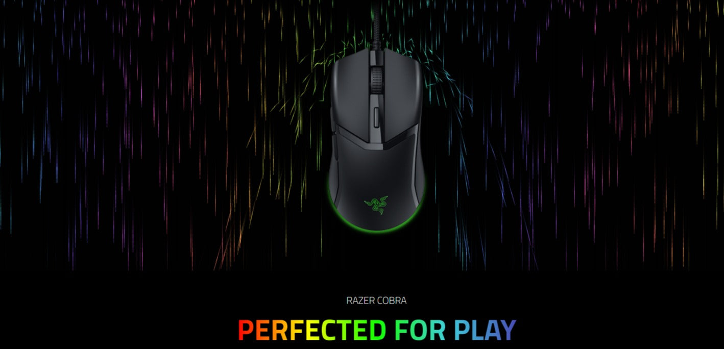 Razer Cobra Customizable RGB Wired Gaming Mouse (Black) | Shopee ...