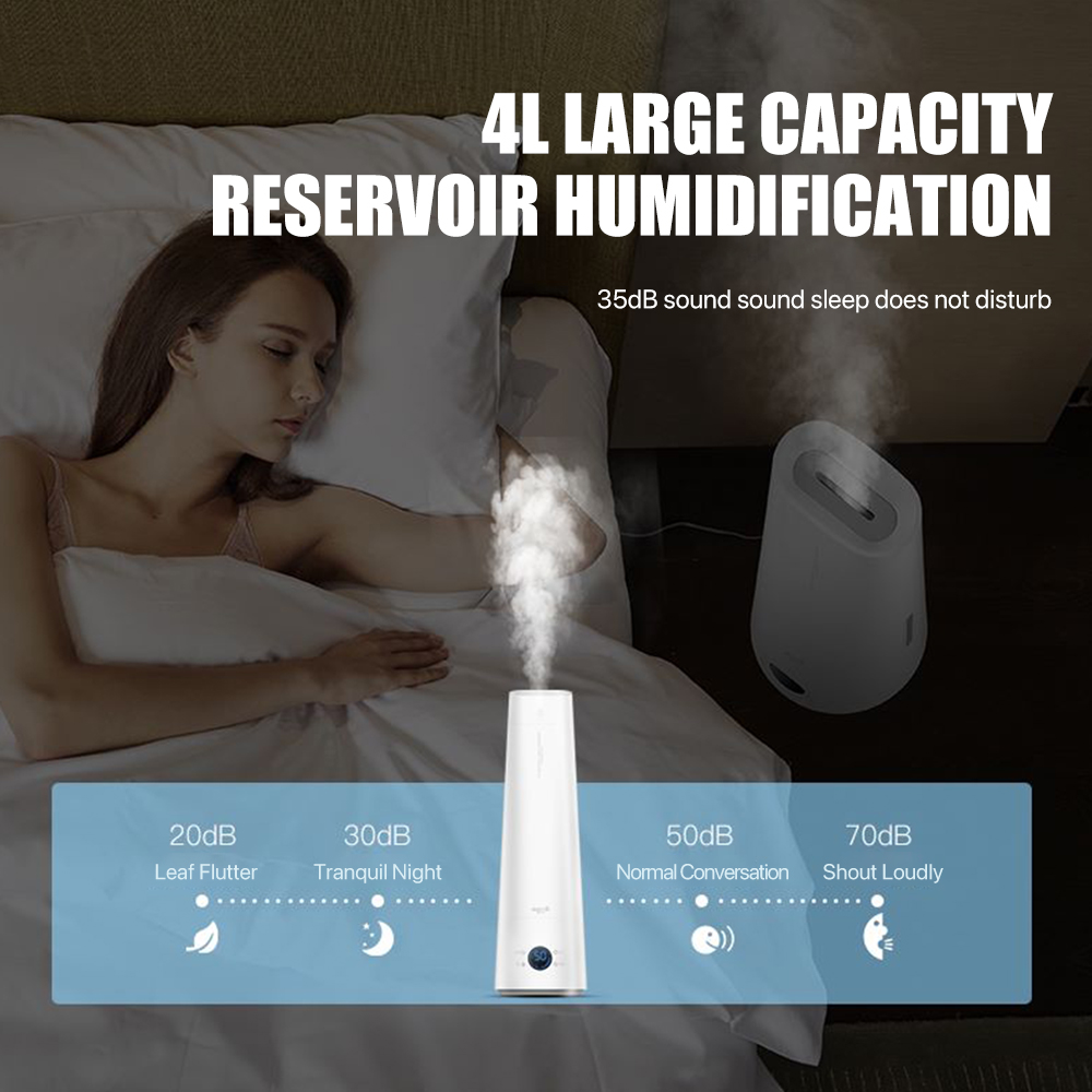 Deerma LD220 Air Humidifier 4L Cool Low Noise Floor Humidifier LED ...