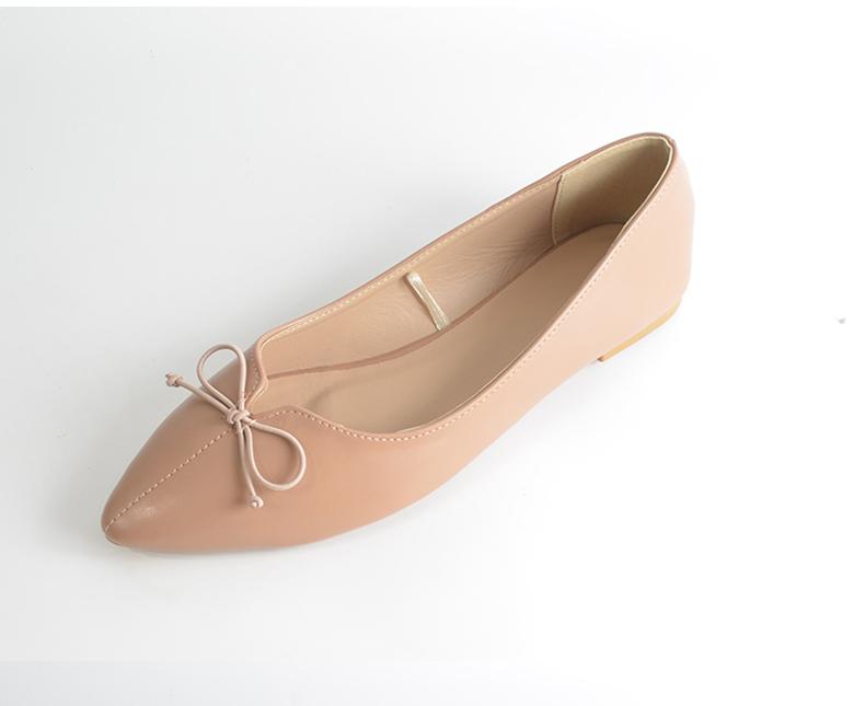 Baellerry Pointed Toe Office And School Shoes Soft Comfortable Flat ...