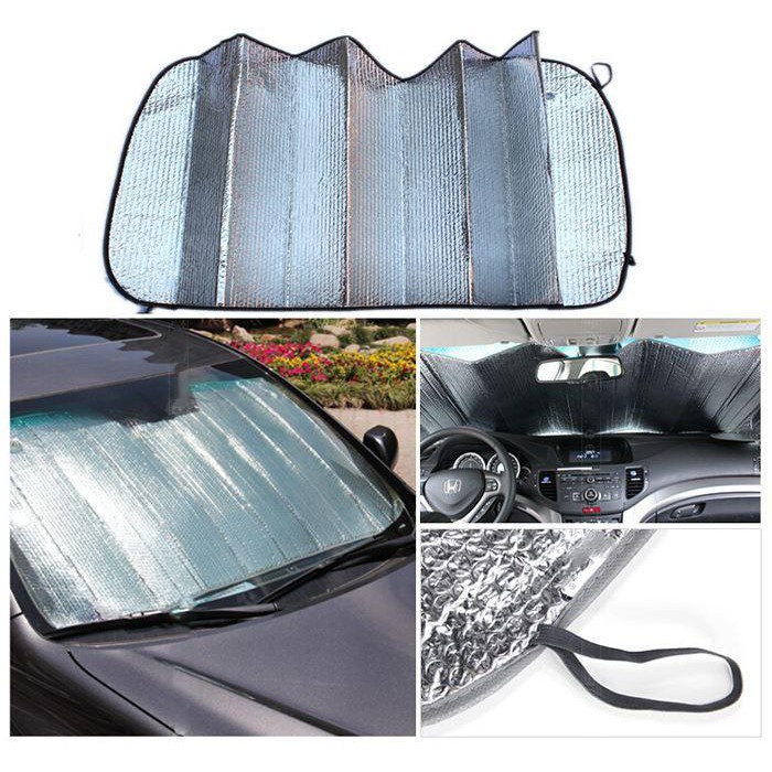 Foldable Car Windshield Visor Cover Block Front Rear Window Sun Shade K ...