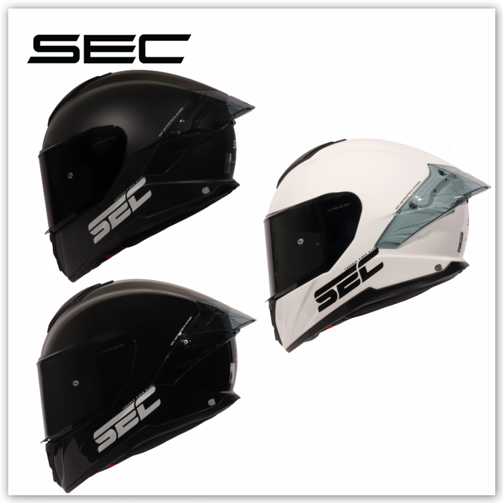 SEC CHRONOS I RaceSpec Matte/Gloss Fullface Helmet (S-XL) | Shopee ...