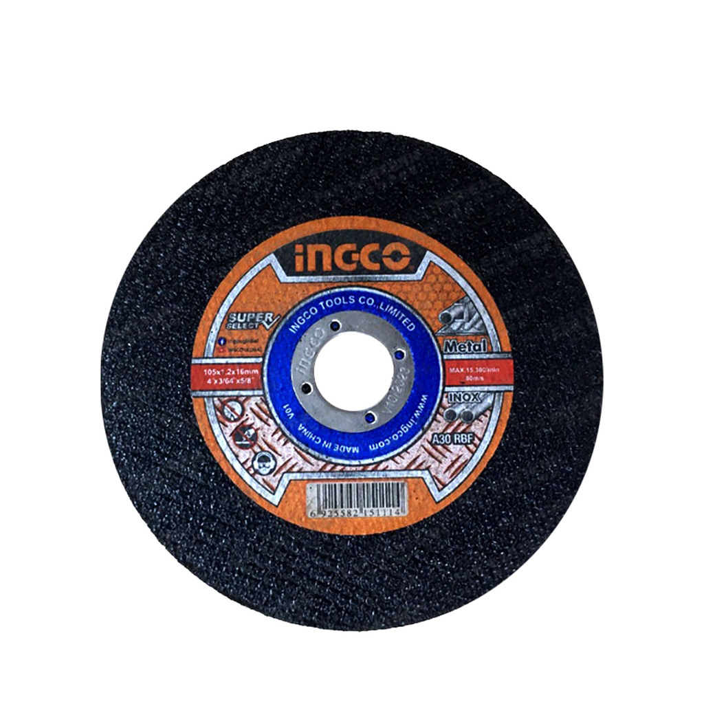 INGCO MCD1210550 (50pcs/Set) Abrasive Metal Cutting Disc Set (105x1 ...