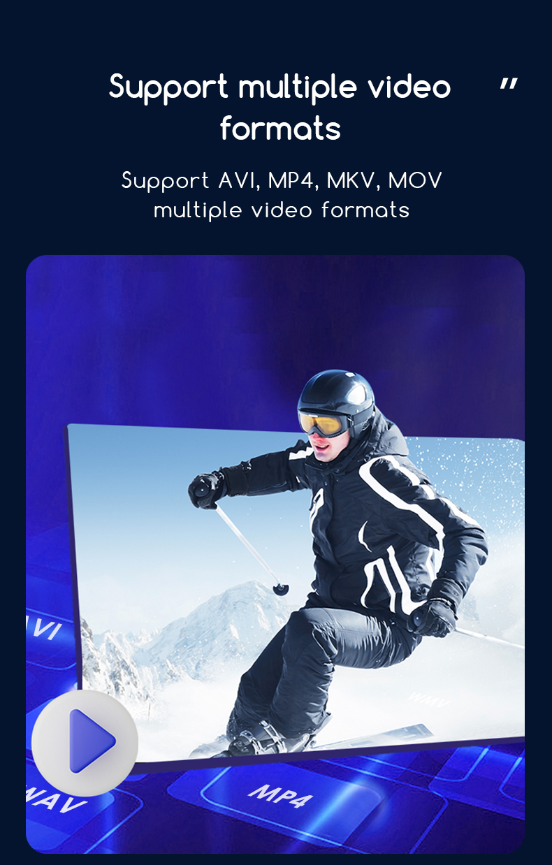 Deli Vusign 3000 Lumen Projector Portable HD 1080P Projector 16:9 Stand ...