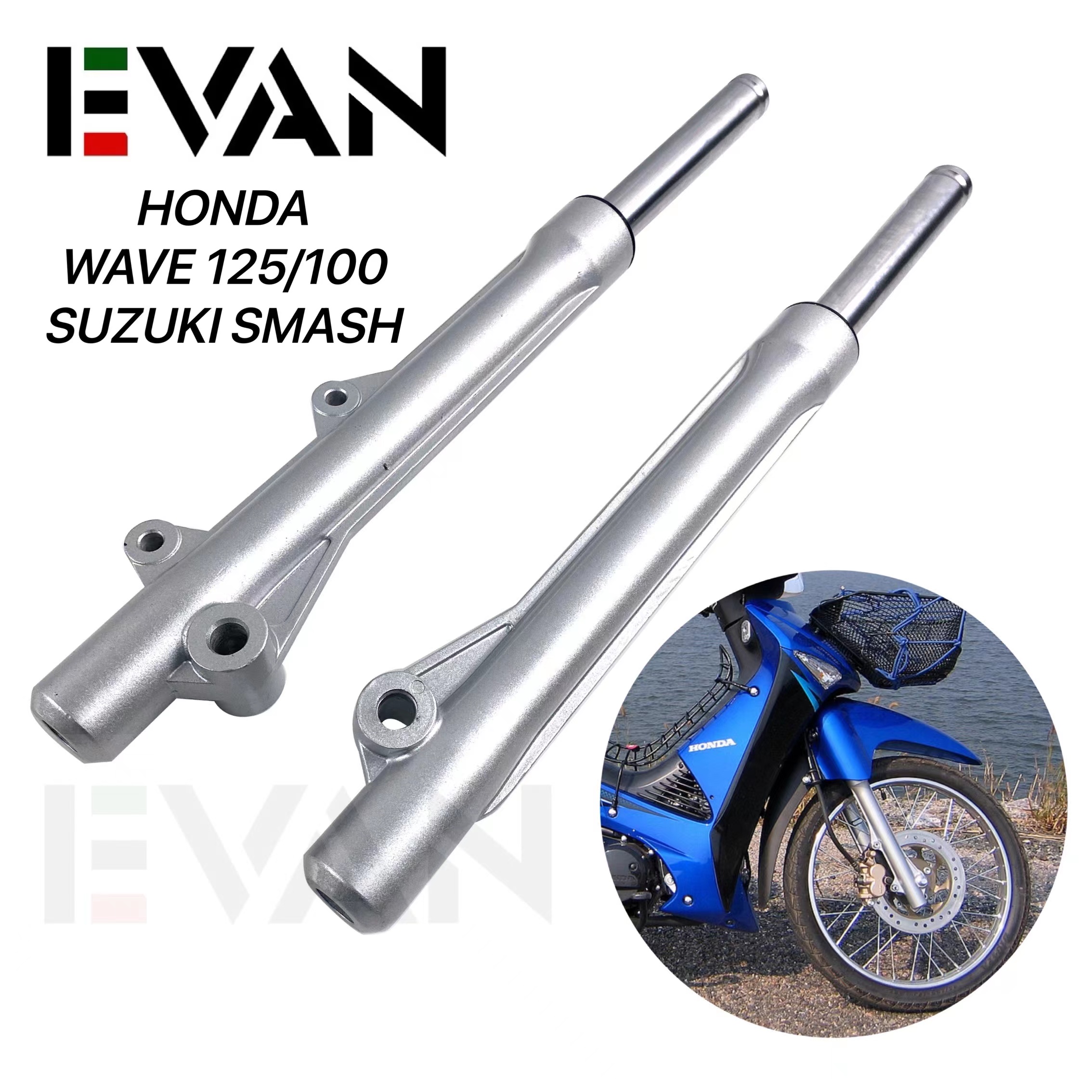 EVAN.SHOP Honda Wave 125 Wave 100 Smash Disc Brake Front Shock Stock ...