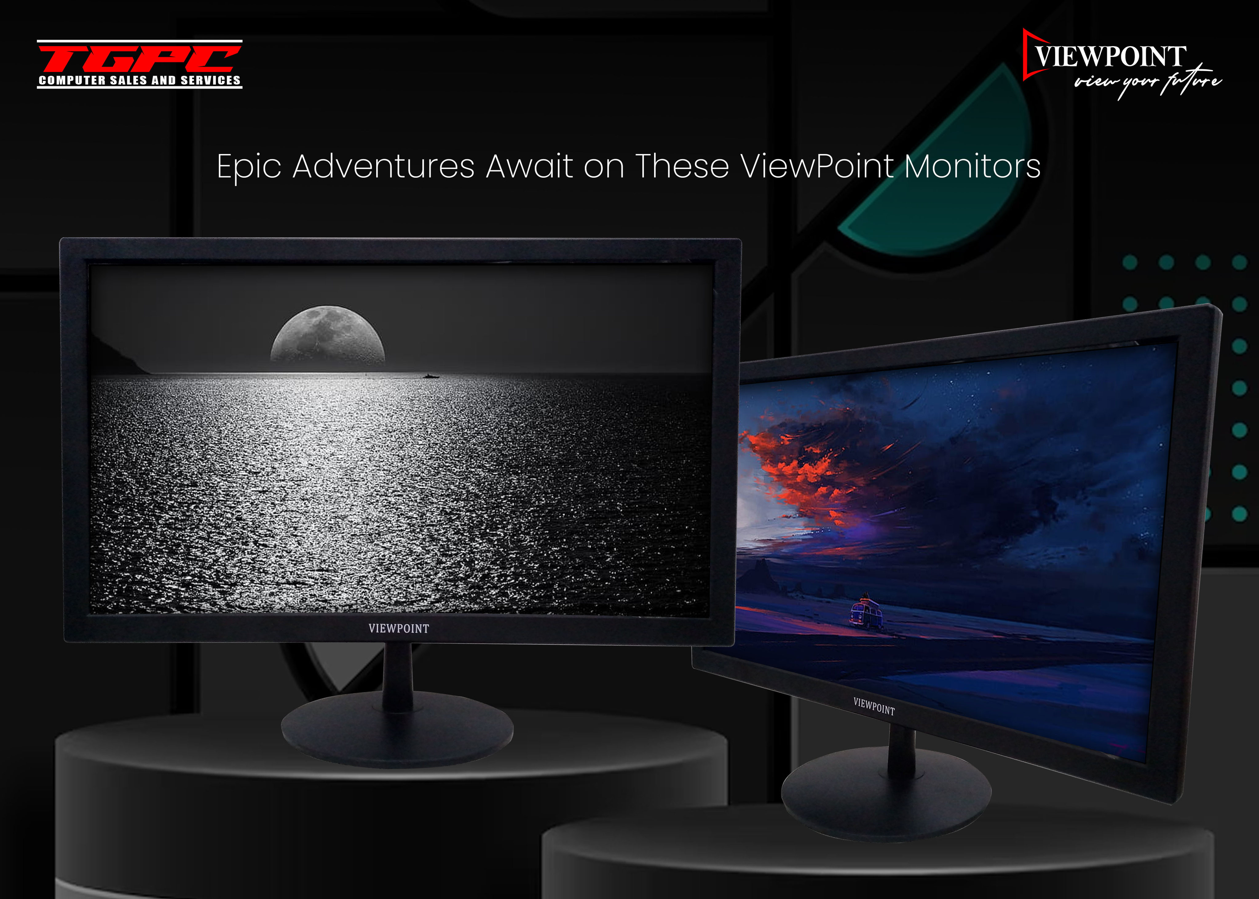 Viewpoint and Goma 20inch, 22inch, 24inch LED Monitor | Shopee Philippines