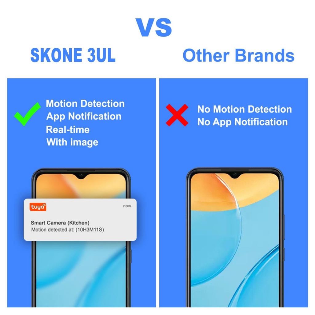 CCTV IP Camera 3MP Full HD 2K Smart Security WiFi Auto Track Wireless ...