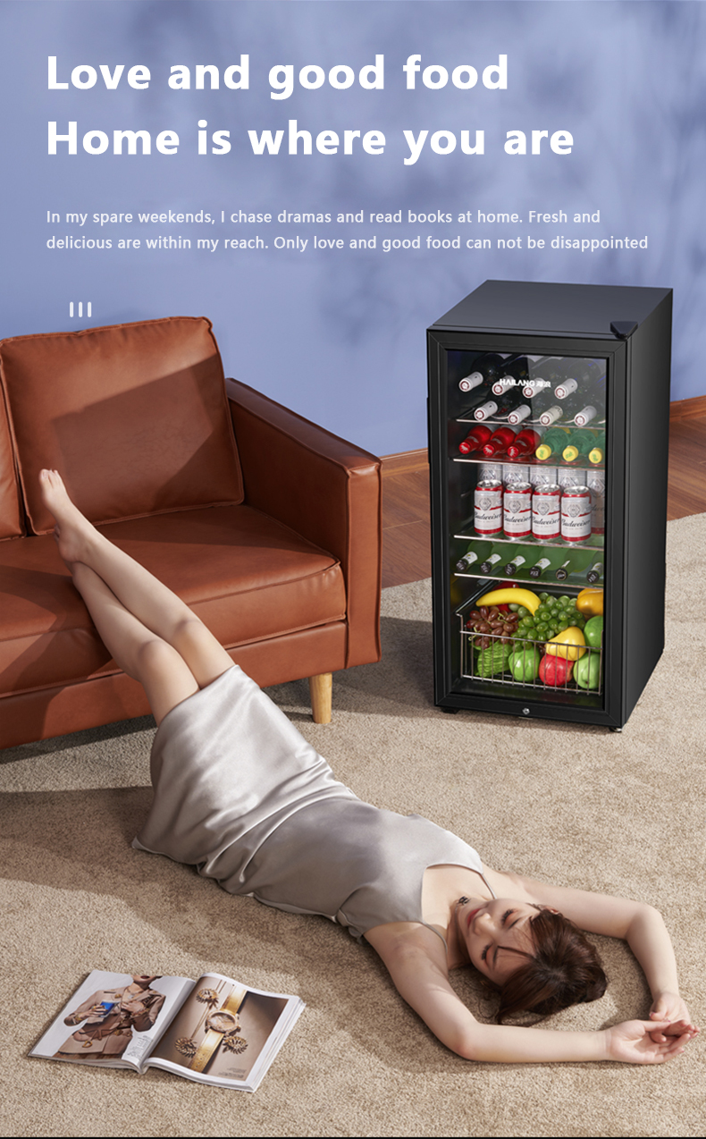 4.23 cu ft Household Refrigerator Fresh-keeping cabinet Constant ...