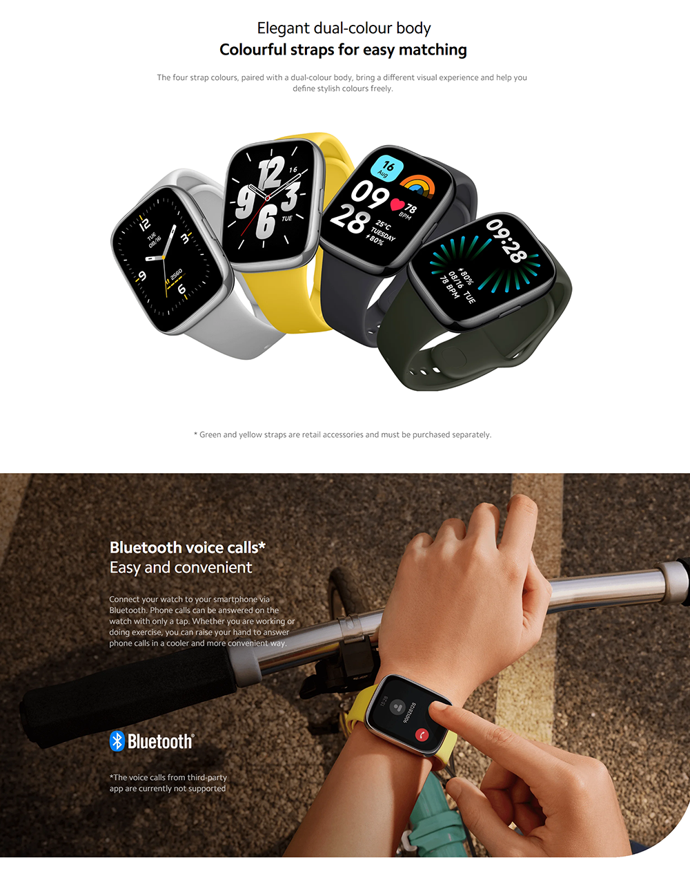 Xiaomi Redmi Watch 5 Active/Redmi Watch 3 Active Fitness Tracker 5ATM ...