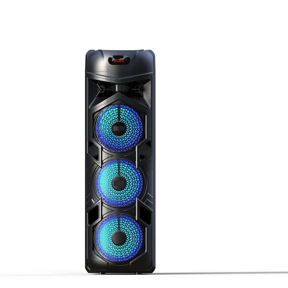 Audiobop Triple 8.5" Tallest Portable Bluetooth Karaoke Speaker Bass ...