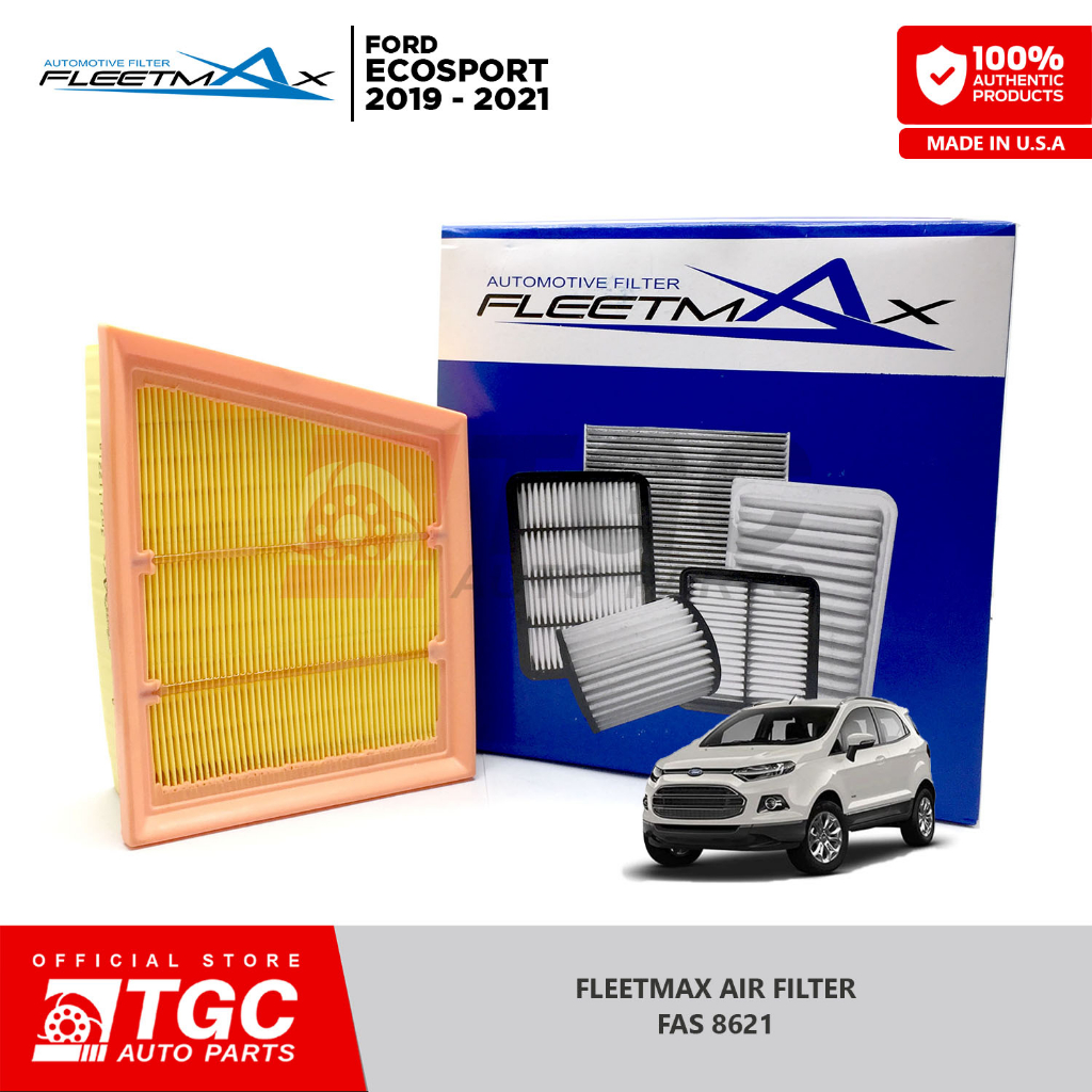 Fleetmax Air Filter / Air Cleaner FORD ECOSPORT 2019 - 2021 FAS 8621 ...