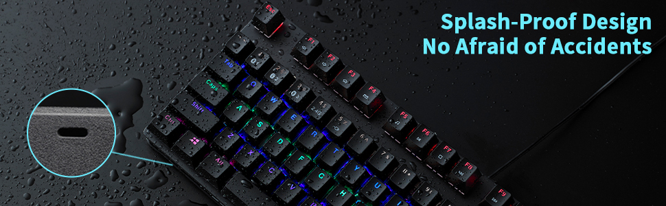 Rapoo V500PRO Backlit Mechanical Gaming Wired Keyboard RGB LED (Blue Switch) | Shopee Philippines