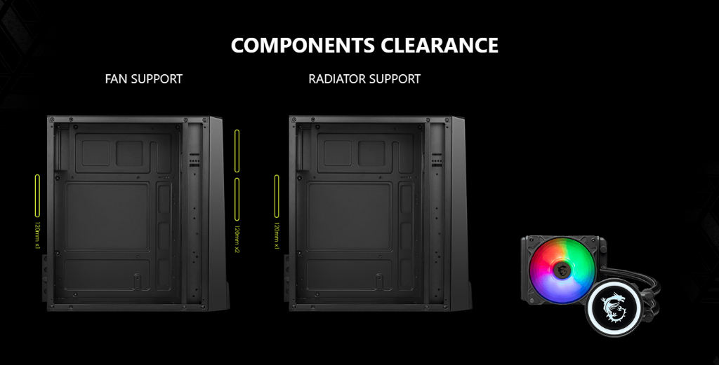 MSI MAG Shield M301 Micro ATX-Tower PC Case (M301) | itw | Shopee ...