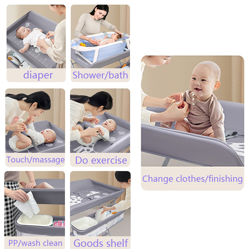 Available Baby Diaper Changing Table Foldable Newborn 0-3 Years Care ...