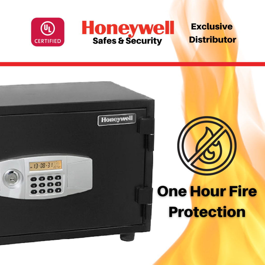 Honeywell Safe 2113 Digital Steel Fire & Security Safe Cash Vault Box ...