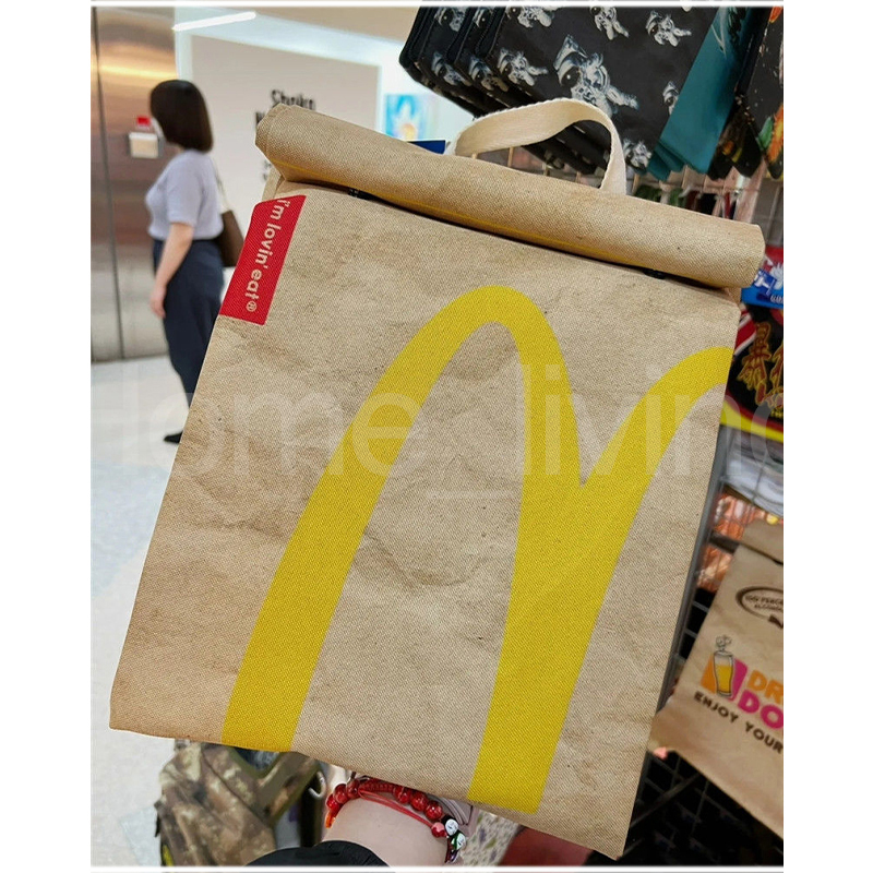 Mcdonald's Bag Paper Bag Backpack Women's Backpack Large Capacity ...