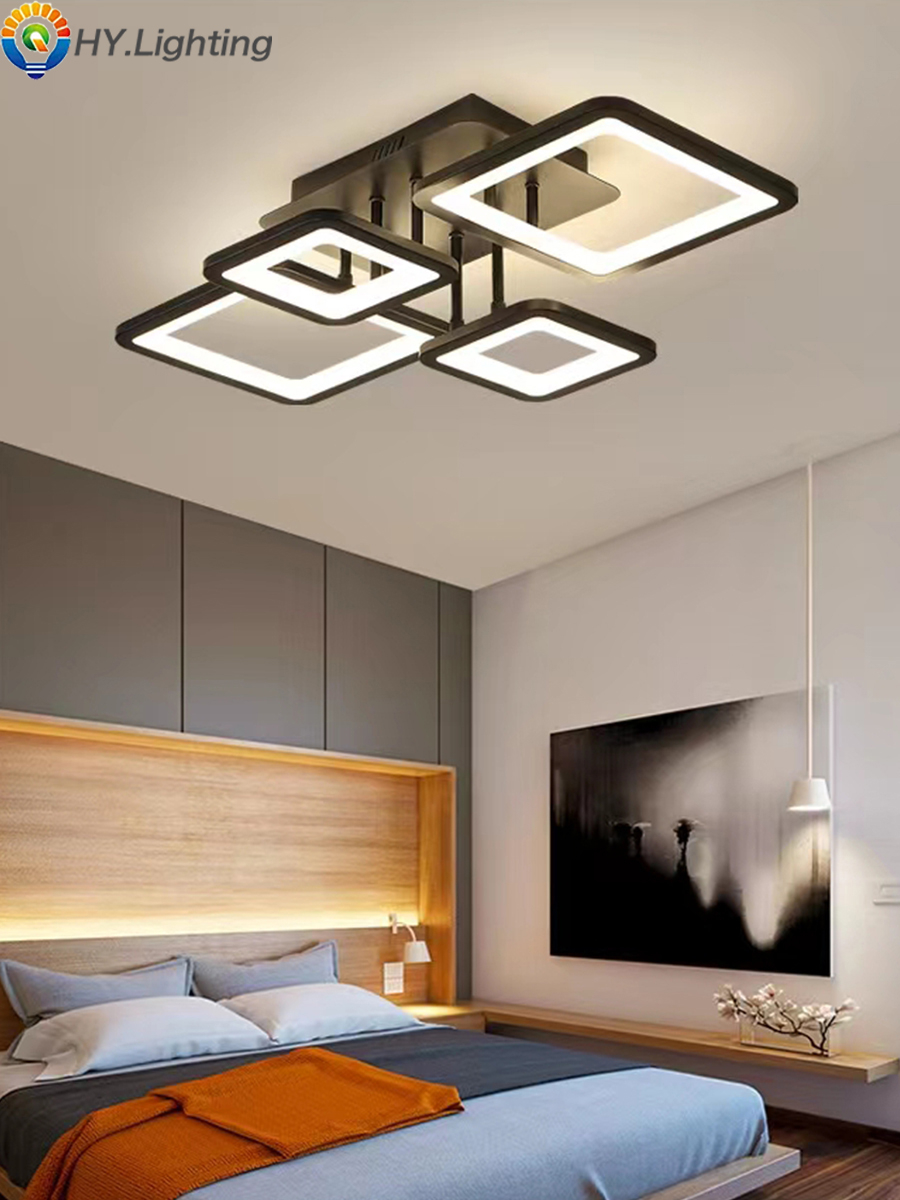 LED Living Room Light Modern Bedroom Low Ceiling Lamp Interior ...