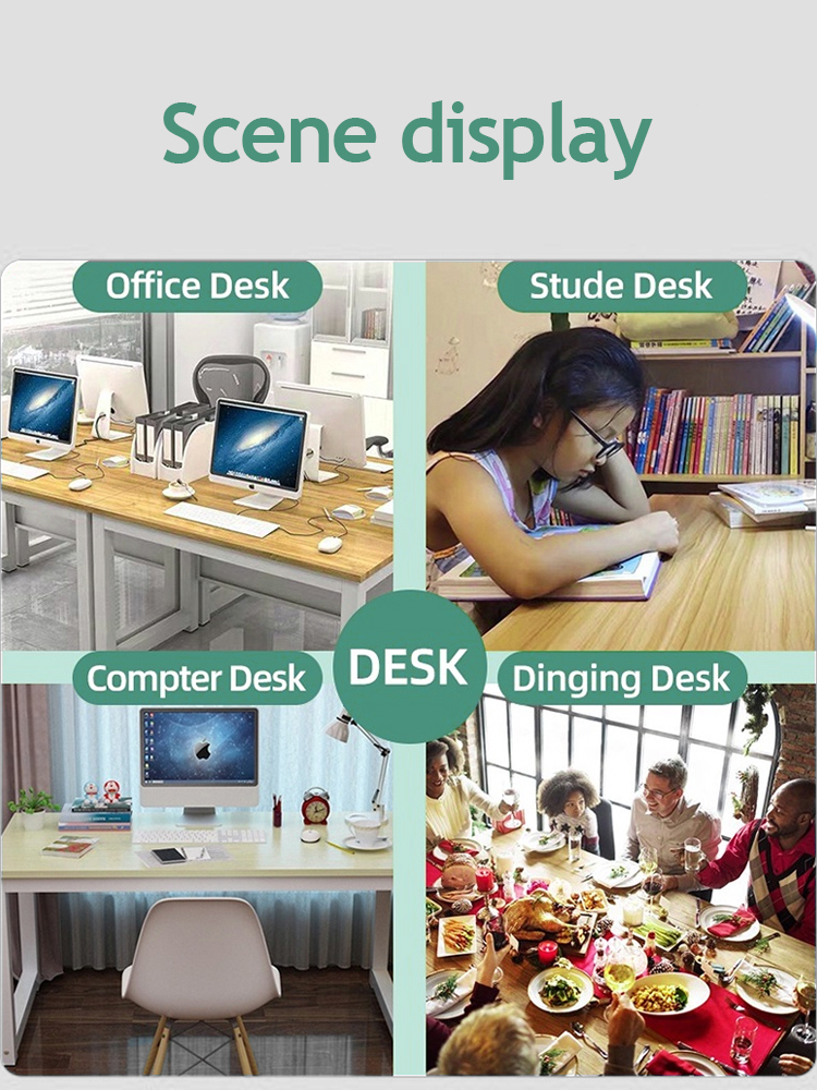 Games Computer Table for desktop 80/100/140cm PC Desk Gaming Tables ...