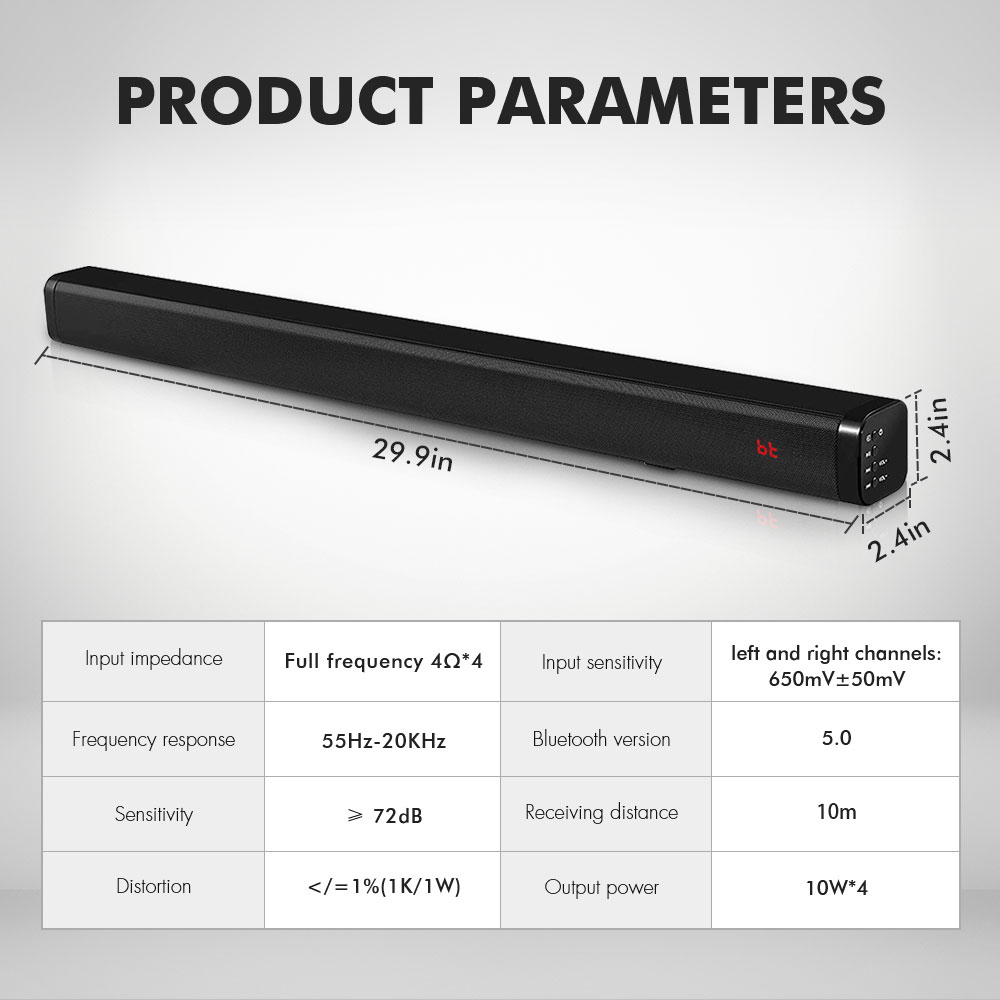 Xiaomi Redmi 30W TV Speaker Sound Bar Subwoofer Smart Bass Stereo ...