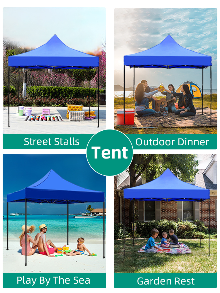 ICON Foldable Tent Car Heavy Duty Tent Red/Blue/Green 2X2M/3MX4.5M ...