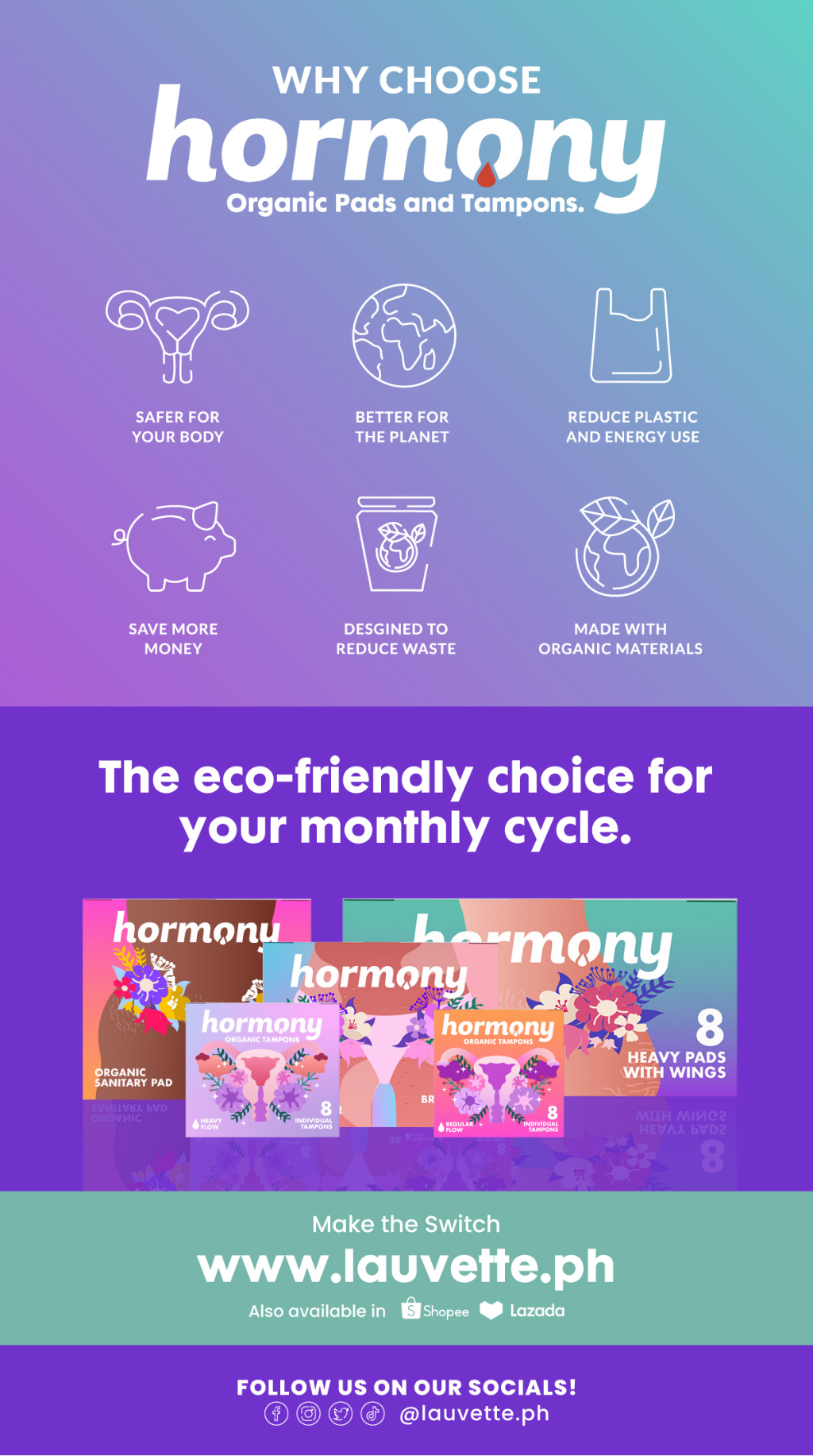 Hormony Starter Kit – Tampons | Shopee Philippines