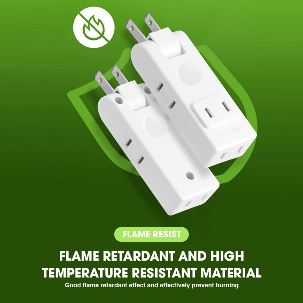 NSS Extension Adaptor Socket Outlet Power Adapter Ultra Thin 4 Gang ...