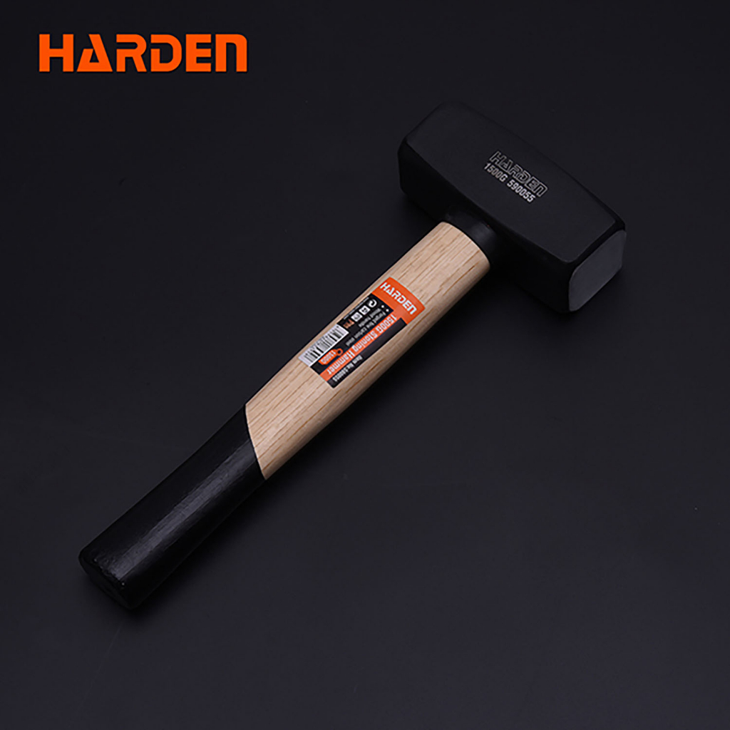 Harden 1.0kg - 2.0kg Stoning Hammer With Wood Handle Multi Tool 1000G-2000G Strength Stoning ...