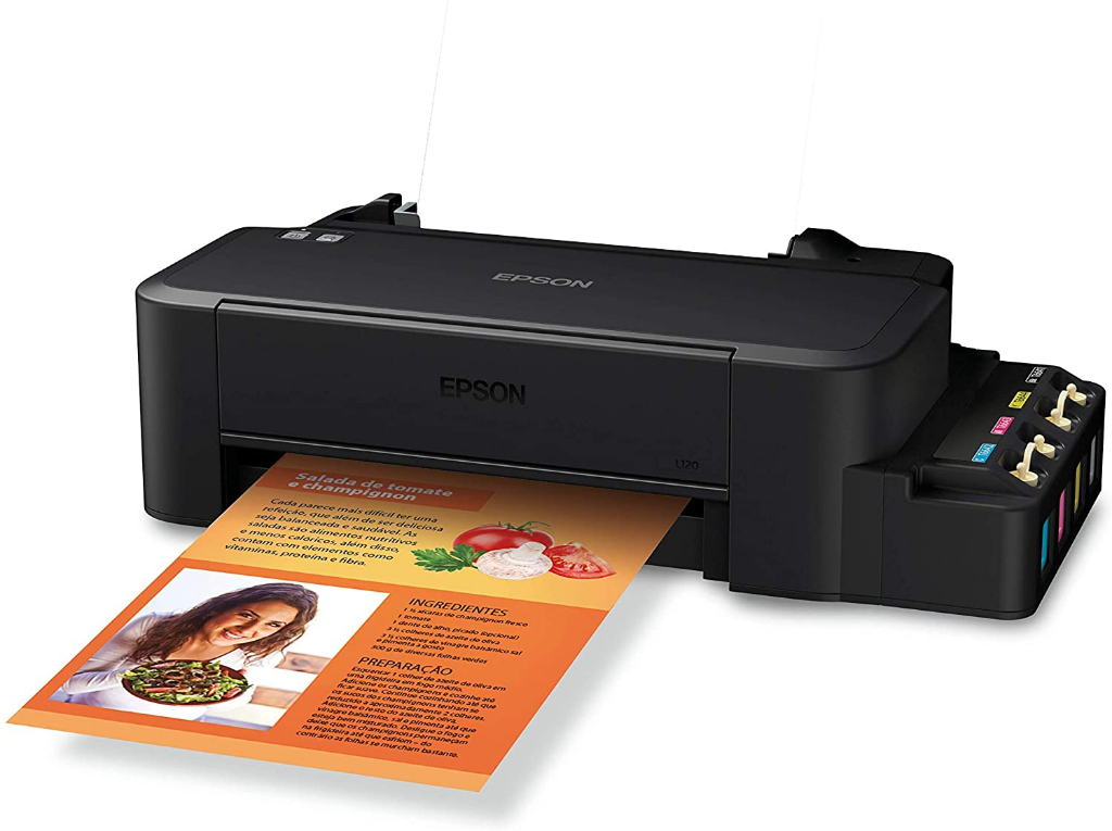 Epson EcoTank L121 A4 Ink Tank Colored Printer w/ Ink Efficient & Ultra-High Page Yield / USB ...