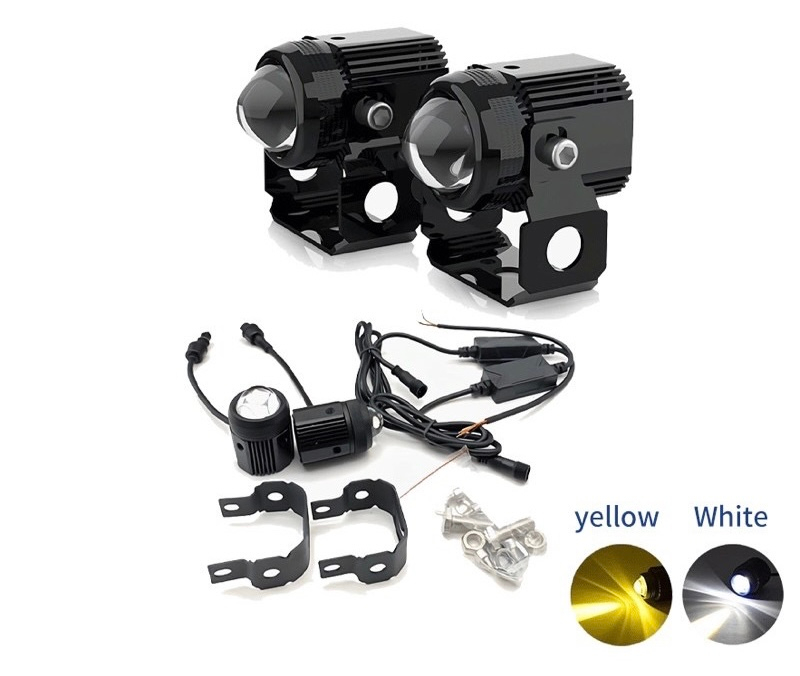 Mini Driving Light White+Yellow 1pair Universal V1 High Quality ...
