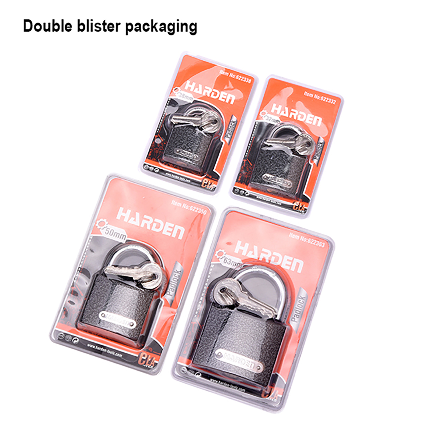 Harden 32mm - 63mm Padlock Against Corrosion Iron Padlock | Shopee ...