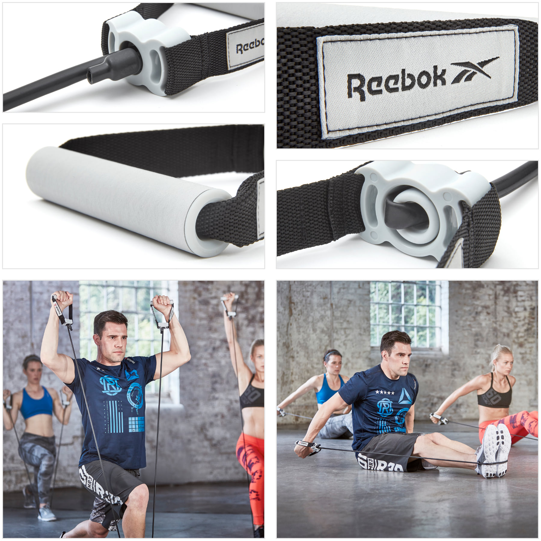 Reebok - Adjustable Resistance Tube(RSTB-16075 Lv-1)(RSTB-16076 Lv-2 ...
