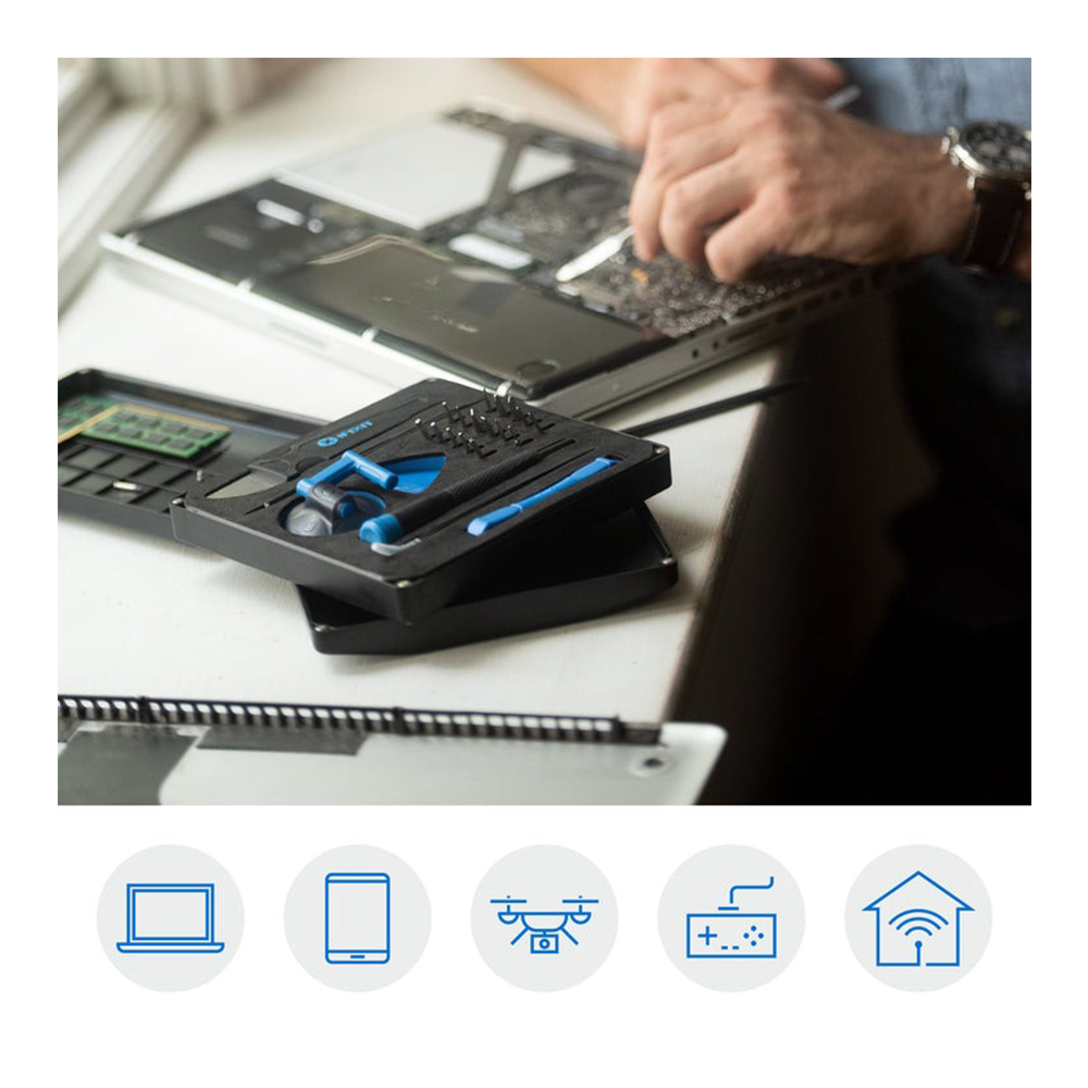 iFixit Electronics Tool Kit with 16 Precision Screwdriver Bits for ...