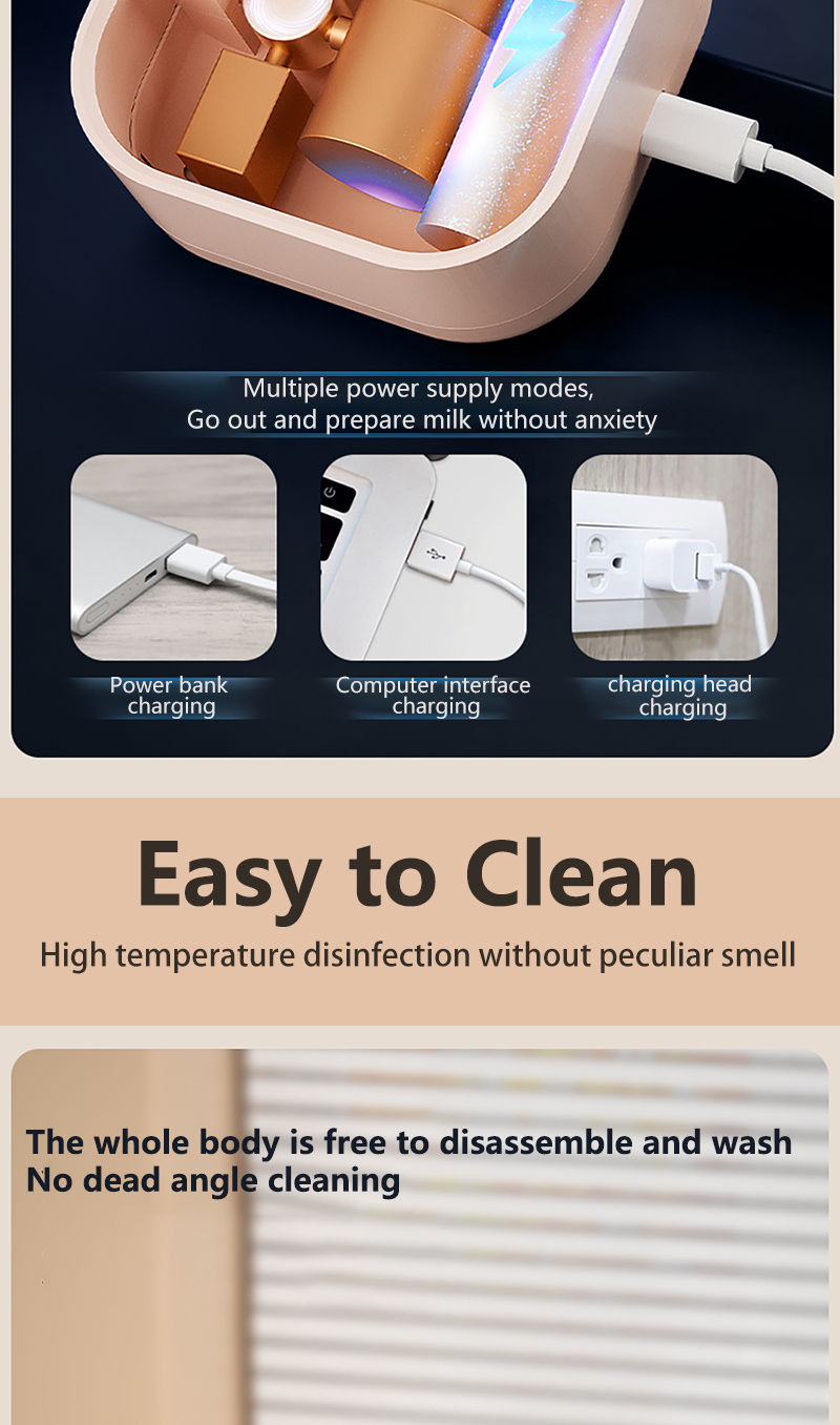 COCOBB Portable Double Electric Pump Painless Massage Rechargeable ...