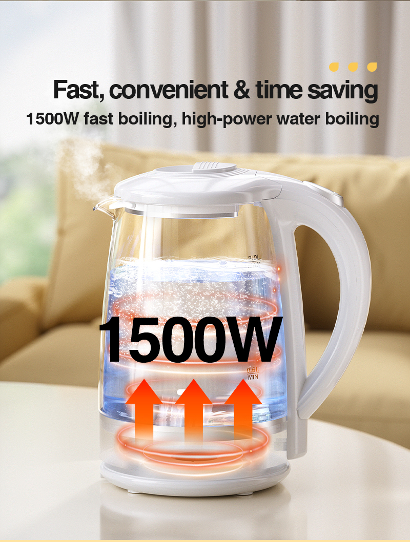 ZOLELE ZH101 Electric Water Kettle High Power Anti Scalding Heat ...