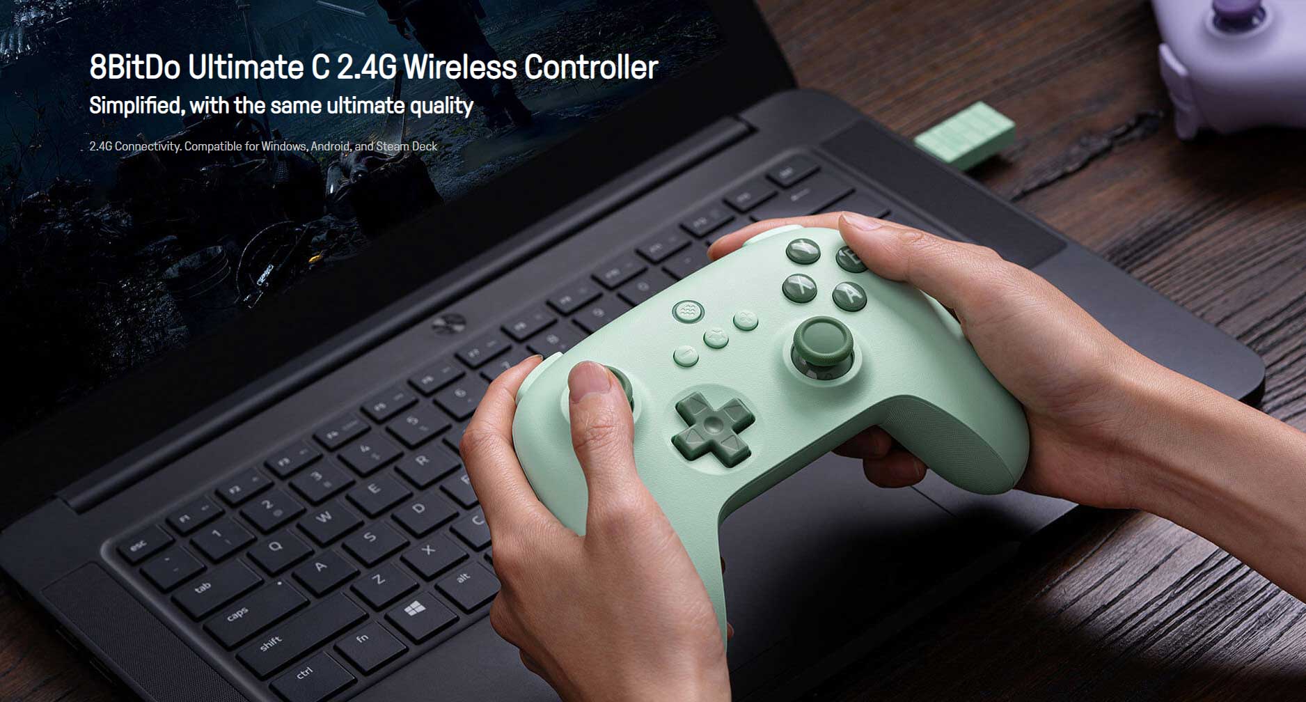 8BITDO Ultimate C Wireless 2.4G Controller (Windows/Android/Raspberry ...