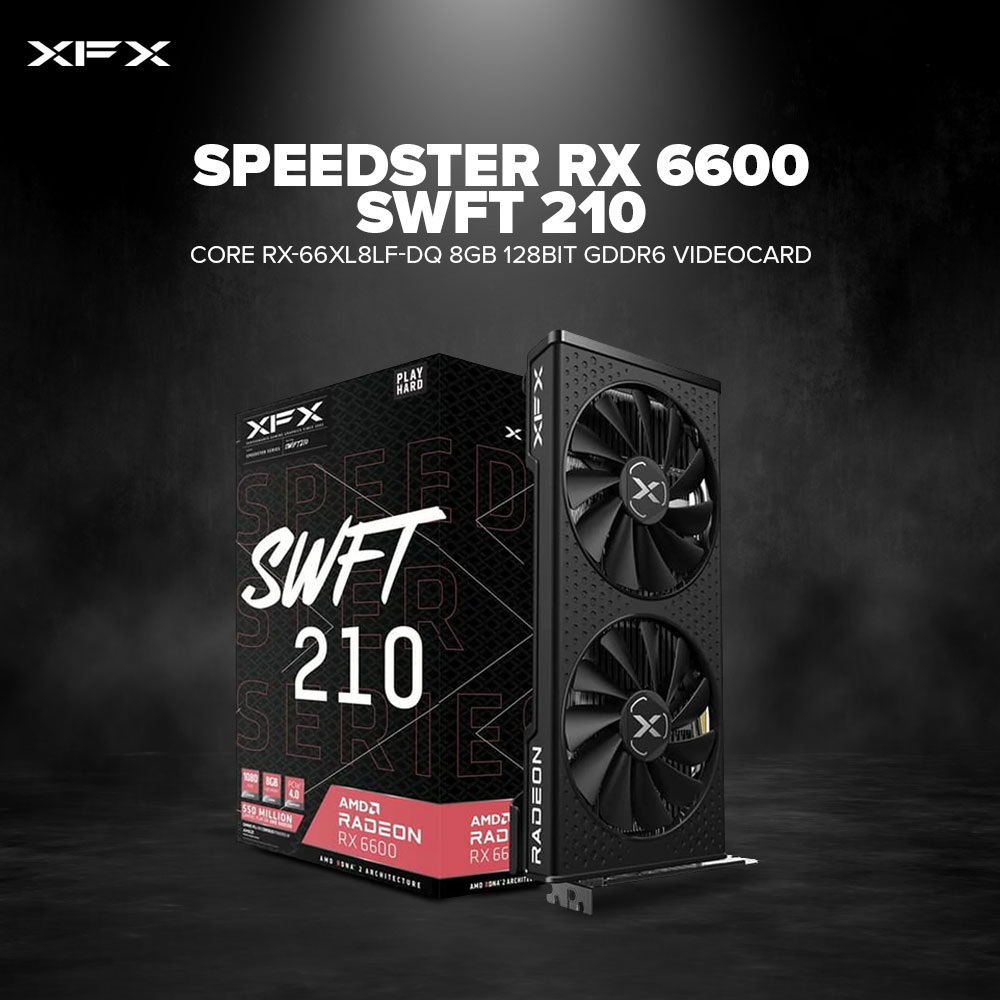 EasyPC| XFX SPEEDSTER RX 6600 SWFT 210 CORE RX-66XL8LF-DQ 8GB 128BIT ...