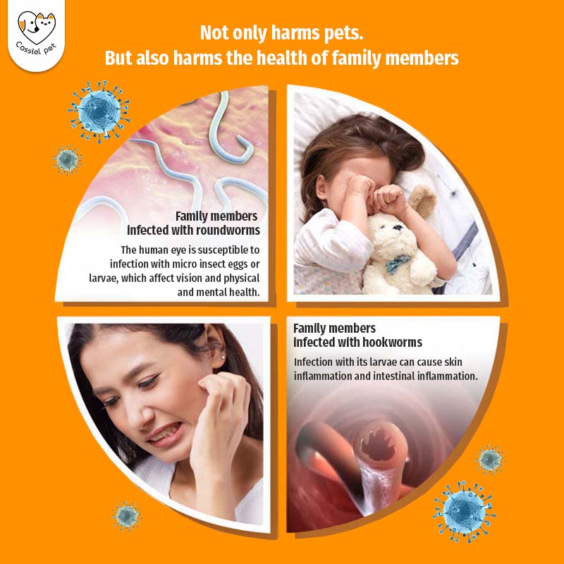 Cassiel Pet Albendazole Deworming Tablet For Nematocide Dewormer, Worm ...