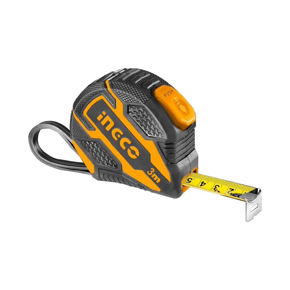 INGCO 3m Steel Measuring Tape (Metric/Inch) Continuous Marking Blade ...