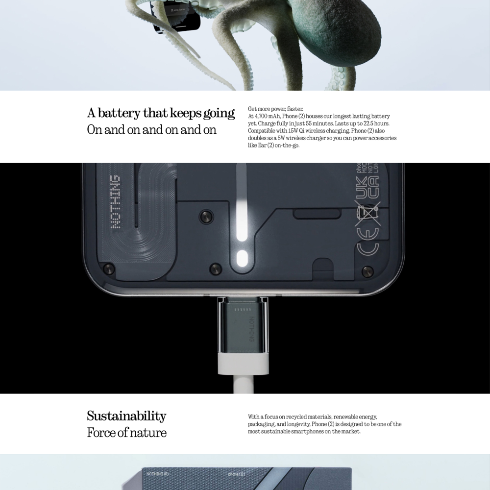 Nothing Phone (2) 12GB + 256GB Version A065 | Shopee Philippines