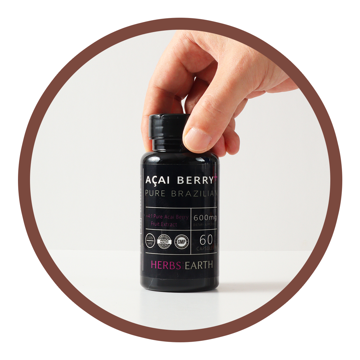 Acai Berry+ Fruit Extract 600mg NSF Certified Antioxidant 60 caps, USA ...