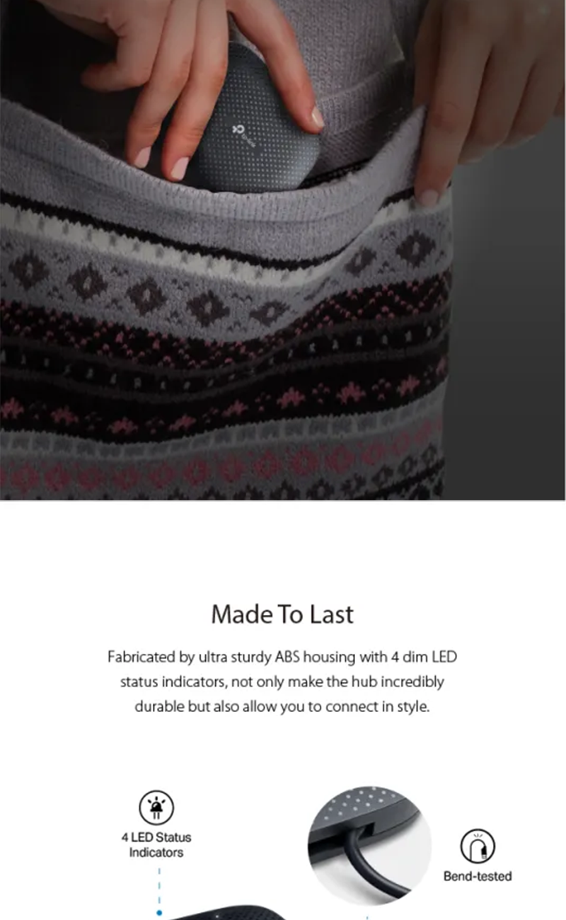 TP-Link | UH400 | 4-Port | Compact | Portable | Tangle Free | USB 3.0 ...