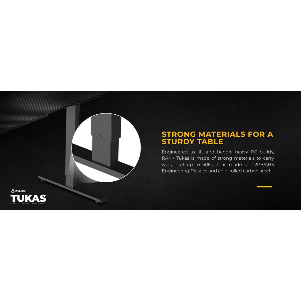 RAKK TUKAS/XL 100cmX60cm/140cmX60cm Gaming Table| Electric Lifting ...