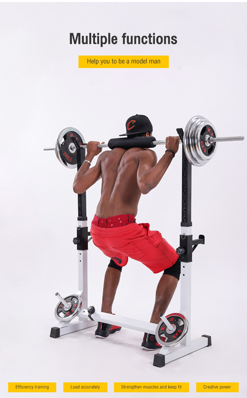 Home squat rack, barbell rack stand, weight bench press, bench press ...