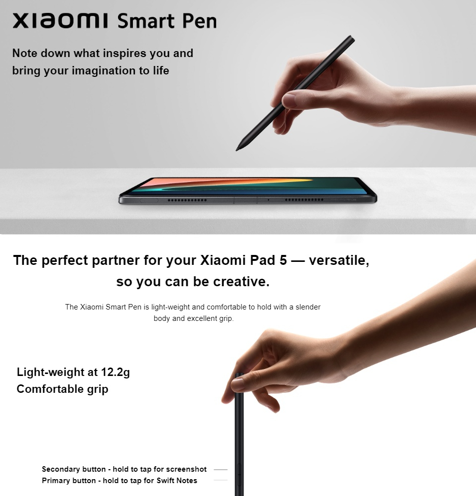 Xiaomi Stylus Pen for Mi Pad 5 Tablet Screen Touch Smart Pen 240Hz 4090 ...