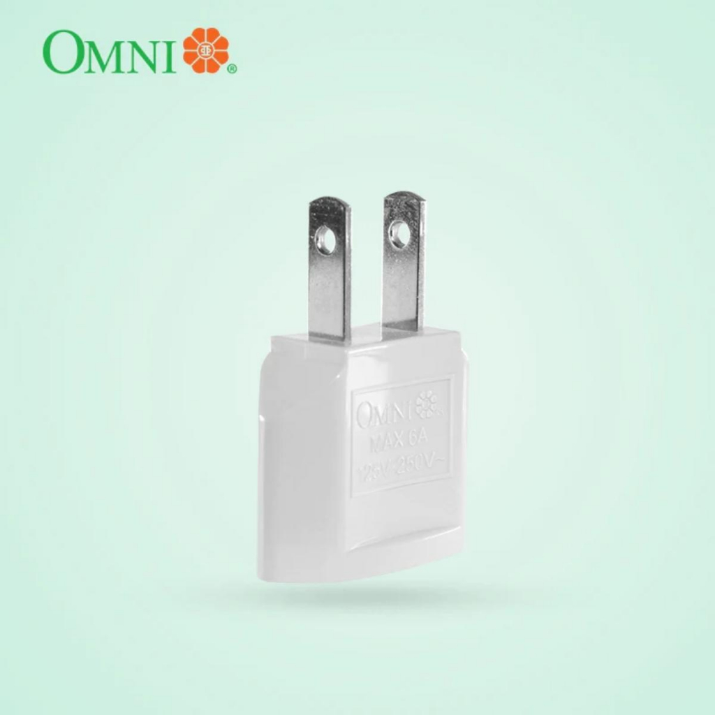 OMNI Regular Adapter EU Round Pin to US Flat Socket 6A 220V for ...