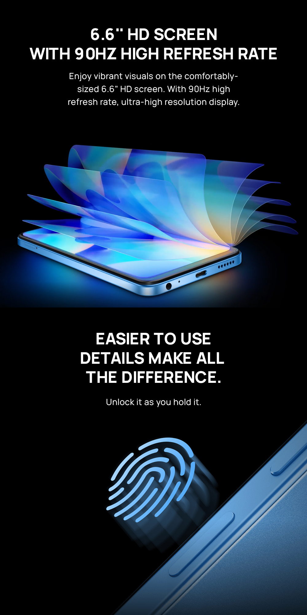 Tecno Spark 10 Smartphone 4Gb+128Gb & 8Gb+128Gb Helio G37 Processor 6.6" HD+ 90Hz Refresh Rate ...