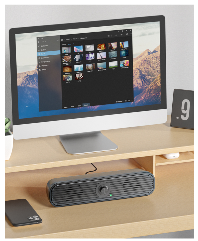 Centrix sales.Multi-Media Soundbar Wired Speaker Plug And Play With 360 ...