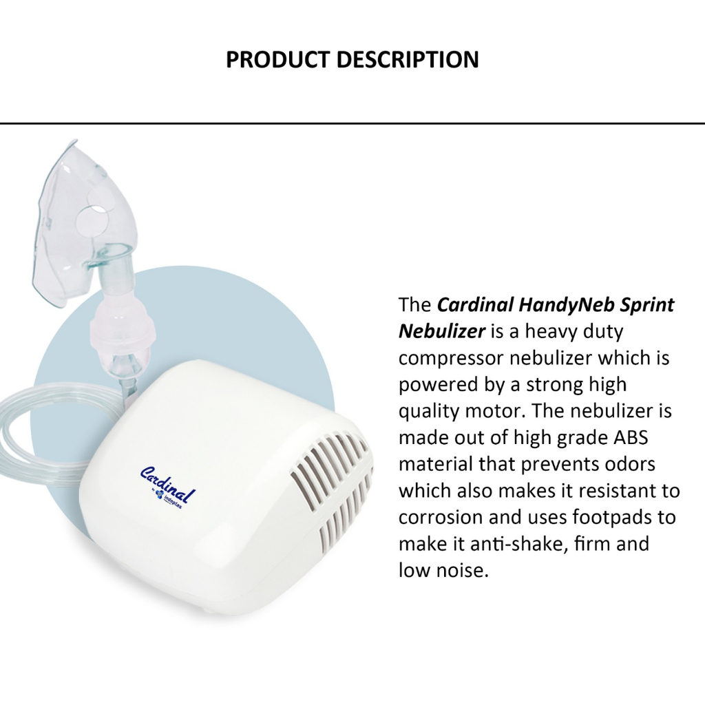 Indoplas Cardinal Handyneb Sprint Nebulizer | Shopee Philippines