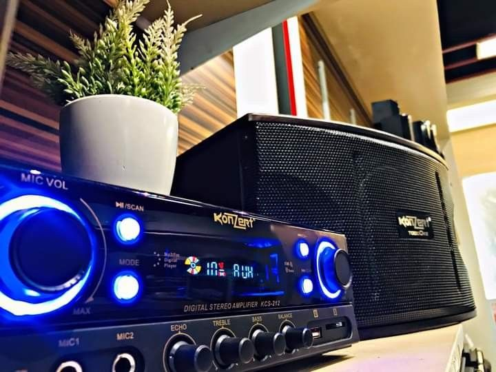 Konzert TodoOke KCS-212 1800W 6" 2-Way Woofer Micro Component Karaoke ...