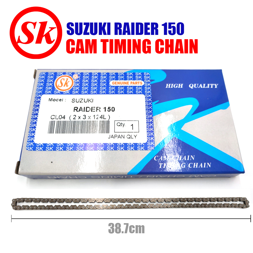 SK Cam Timing Chain Cl04 2x3x124l for Suzuki Raider 150 | Shopee ...